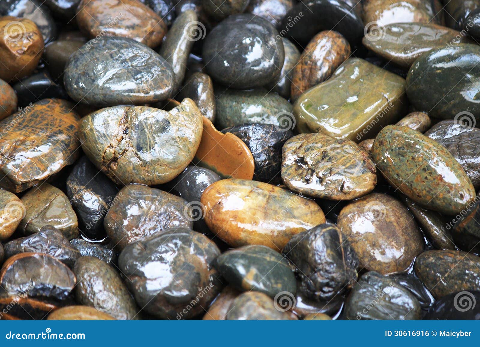 River Rocks or Spa Rocks stock photo. Image of drop, beautiful - 30616916