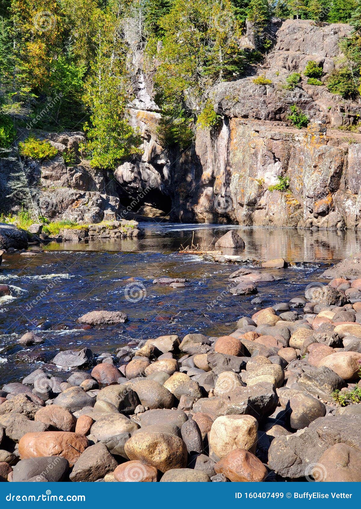 River among the Rocks stock image. Image of hiking, water - 160407499