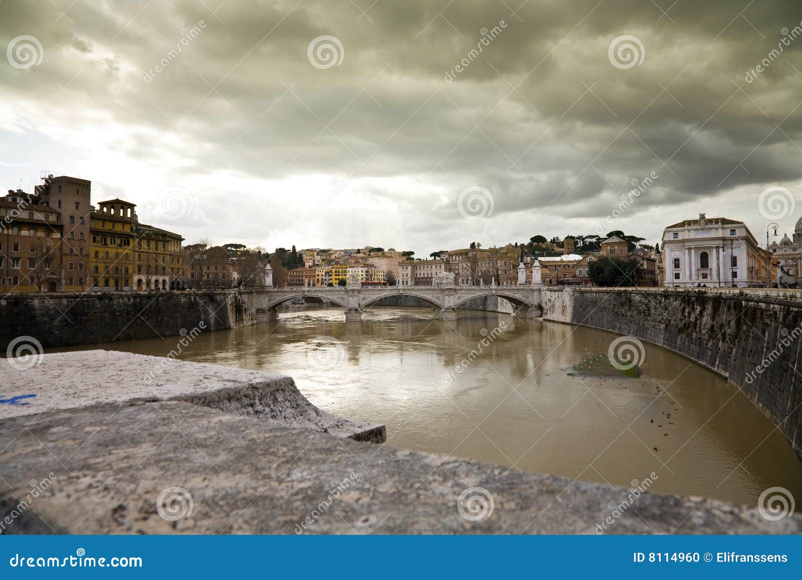 River Rome stock photo. Image of europe, italian, tiber - 8114960