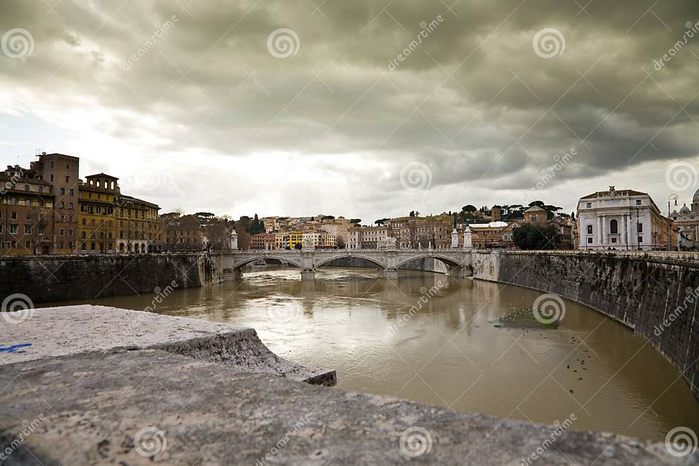 River Rome stock photo. Image of europe, italian, tiber - 8114960