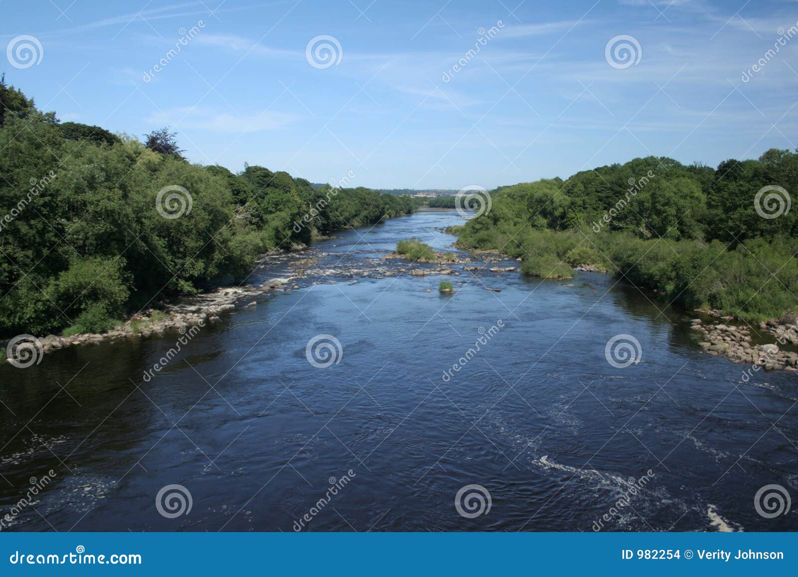 River runs stock photo. Image of bank, bright, winding - 982254