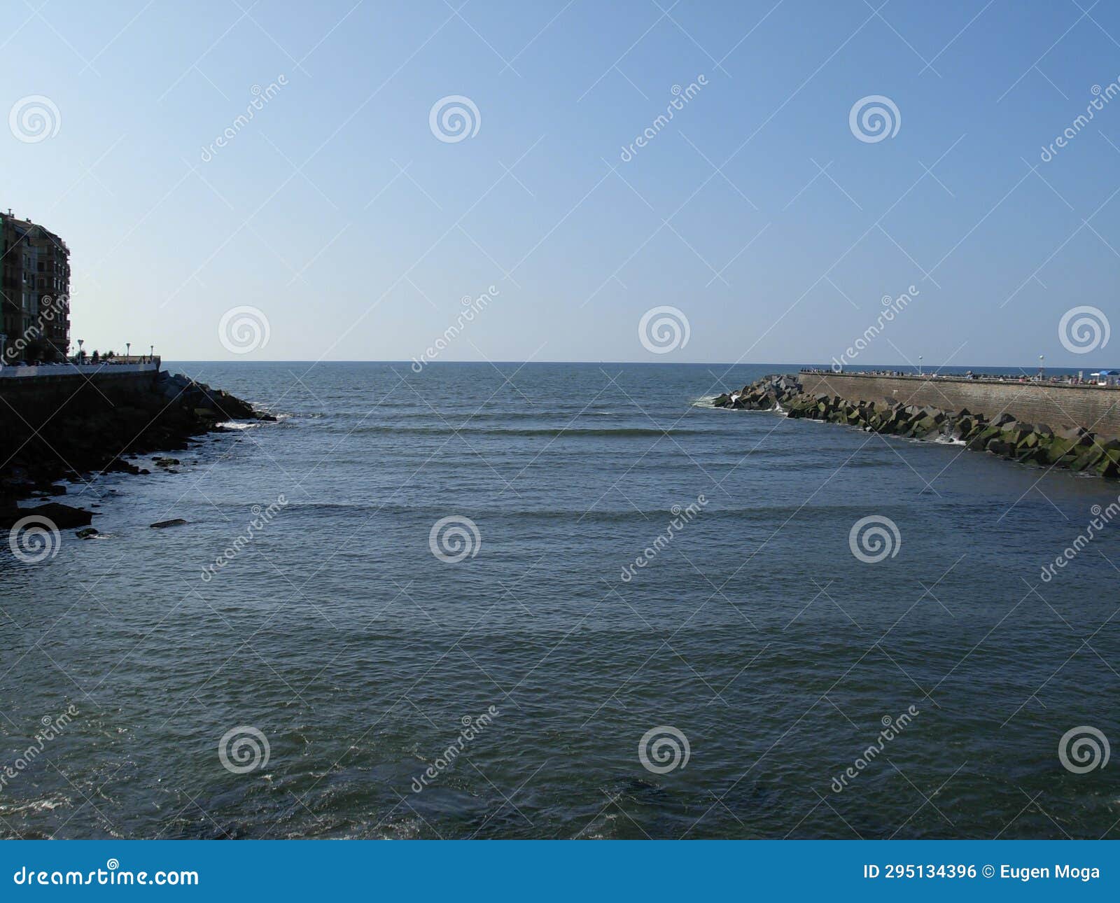 River S Embrace: Where the River Meets the Sea Stock Photo - Image of ...