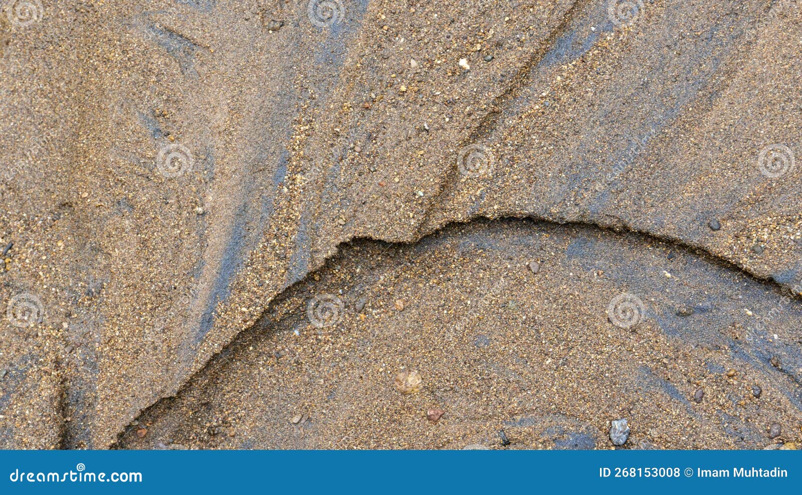 River Sand Texture with a Mixture of Iron Ore and Pebbles Stock Photo ...