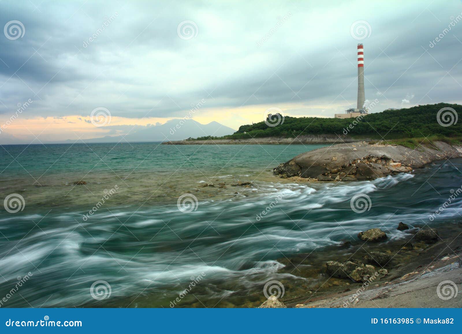River and sea stock image. Image of peaceful, water, rocks - 16163985