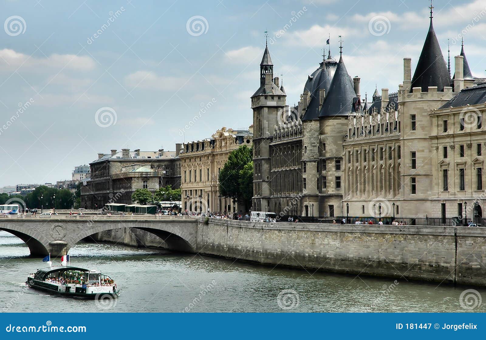 River Seine stock image. Image of river, seine, building - 181447