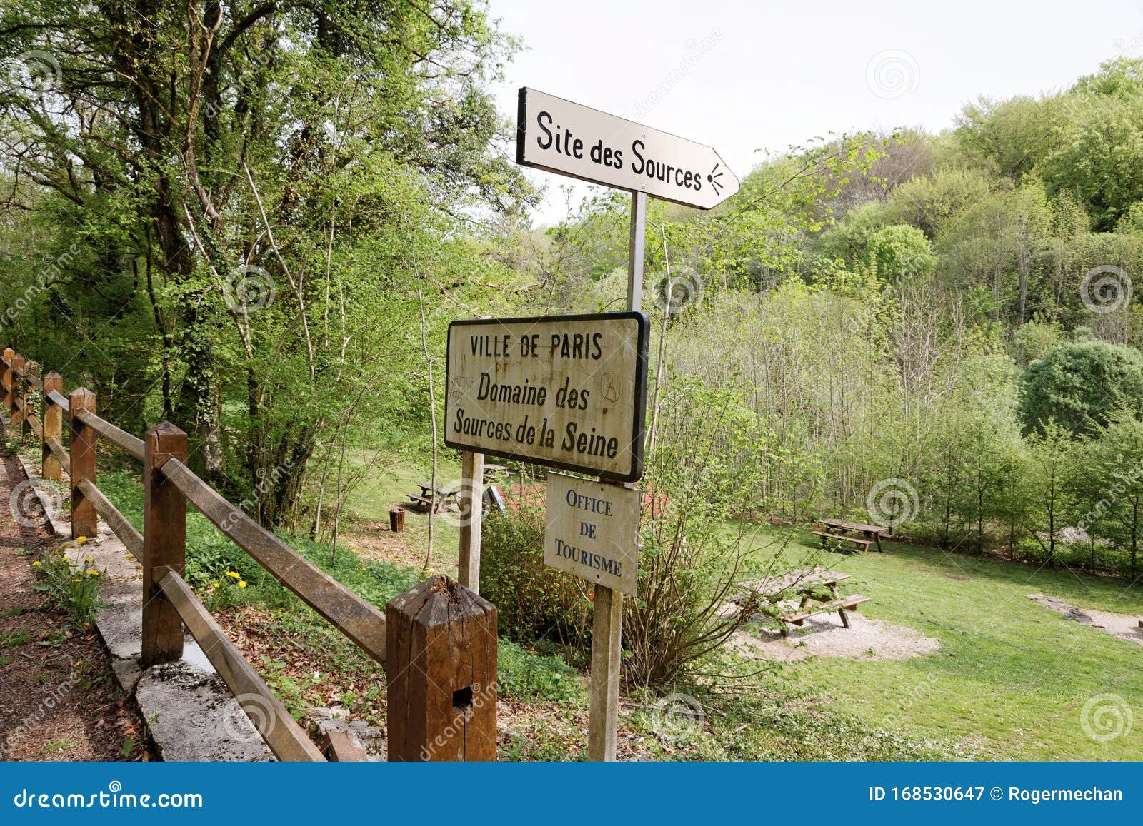 The Source of the River Seine, France Stock Image - Image of langres ...