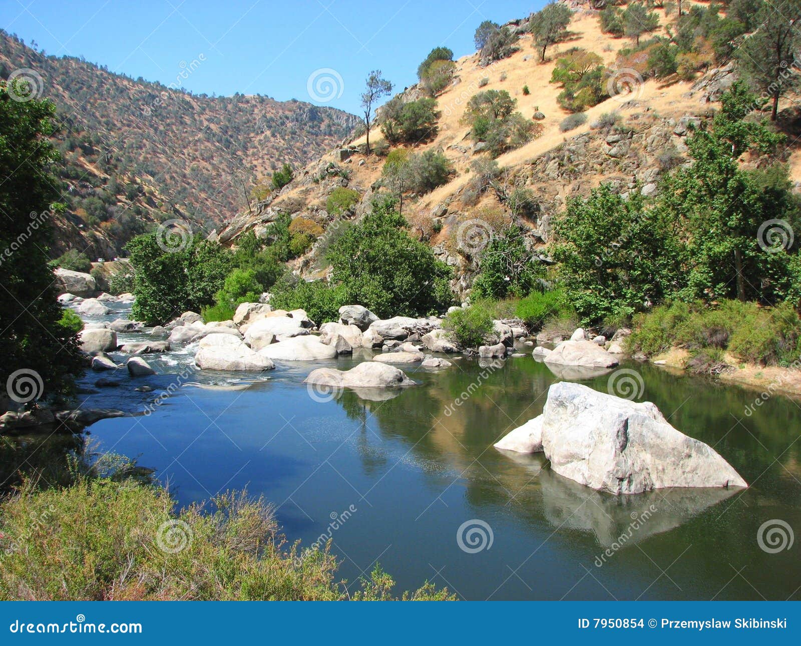 River in Sequoia National Park, California Stock Photo - Image of ...