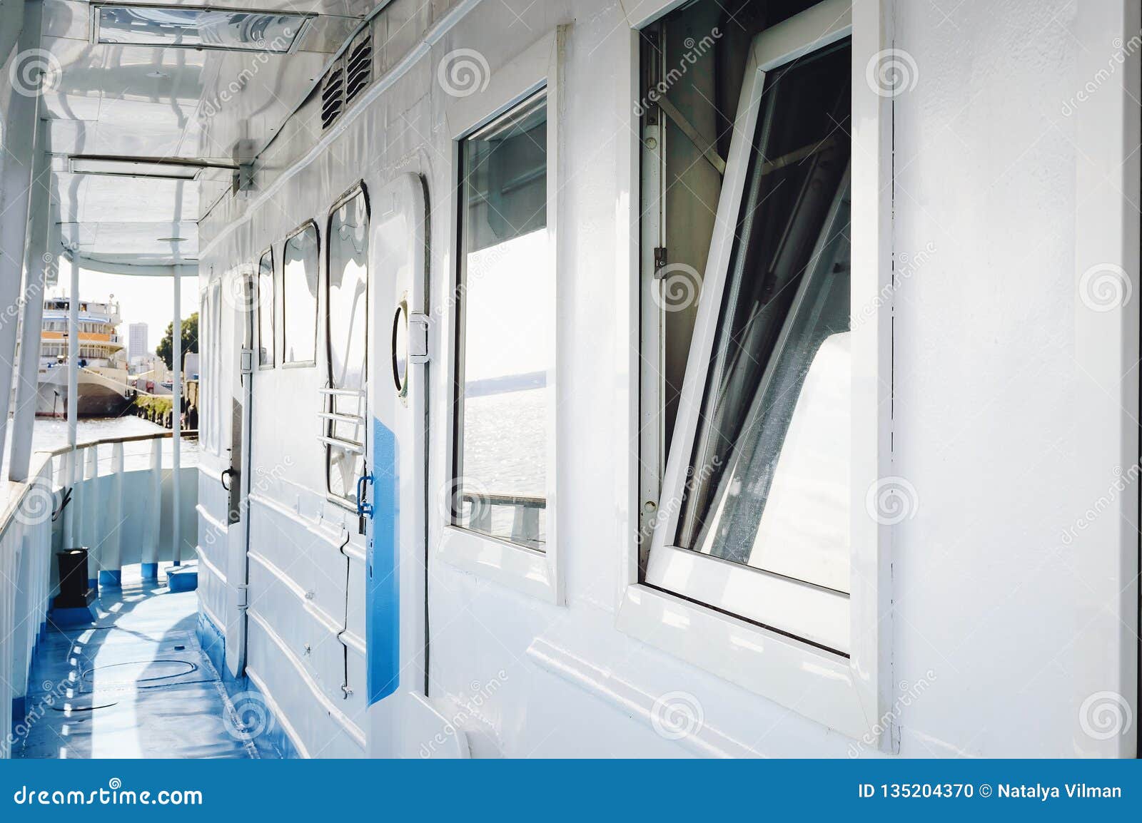 River ship, interior stock photo. Image of journey, boat - 135204370