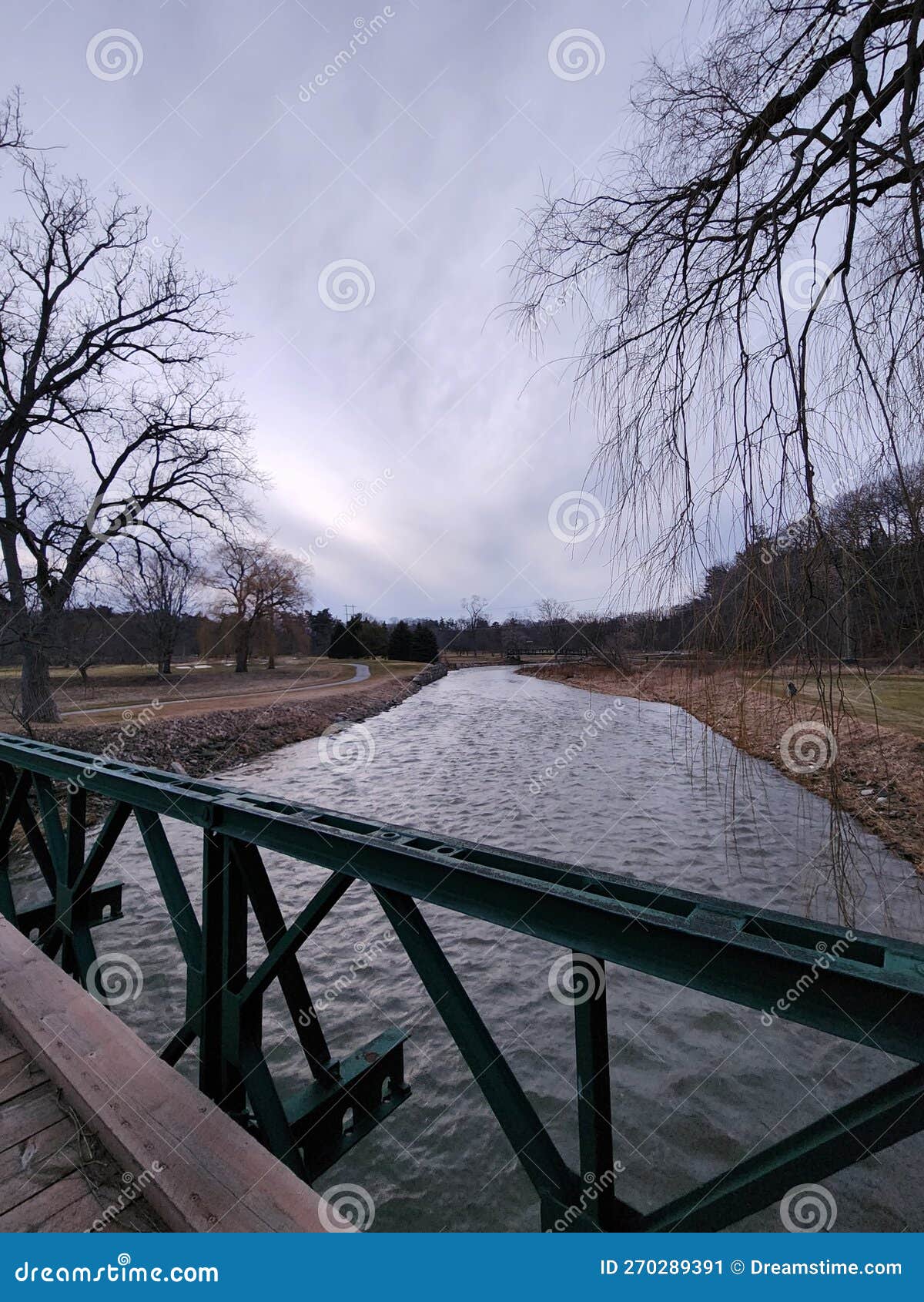 River Side Bridge stock image. Image of bridge, river - 270289391