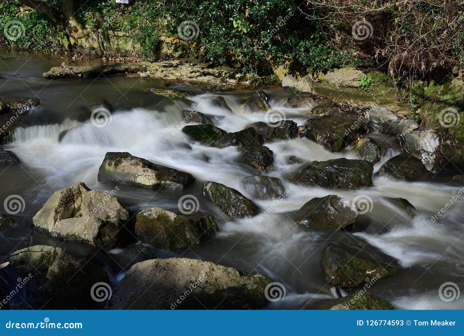 River Sid in Sidmouth stock image. Image of idylic, colour - 126774593