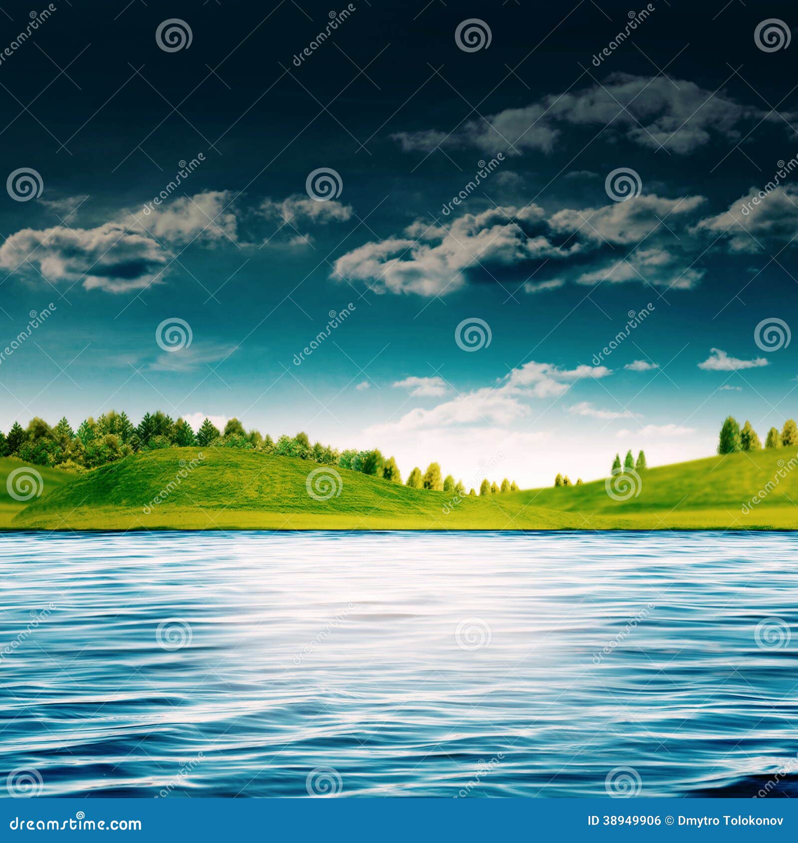 River side. stock photo. Image of oxygen, relaxation - 38949906