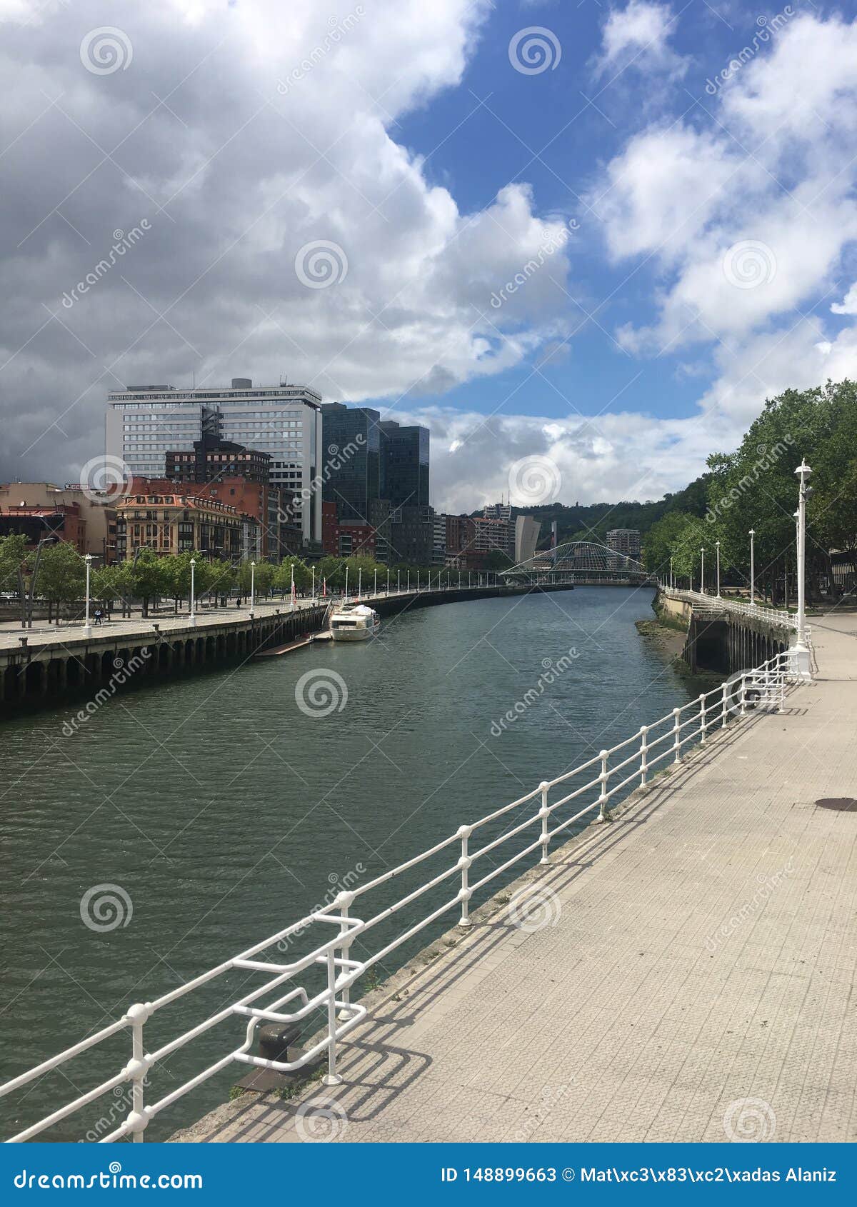 River side by the city editorial stock photo. Image of river - 148899663