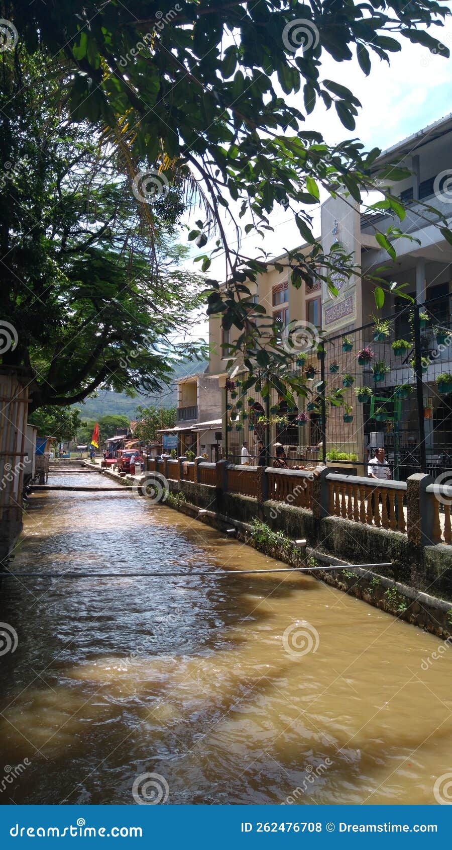 River Side Walk in Bandung, West Java Editorial Stock Photo - Image of tourism, garden: 262476708