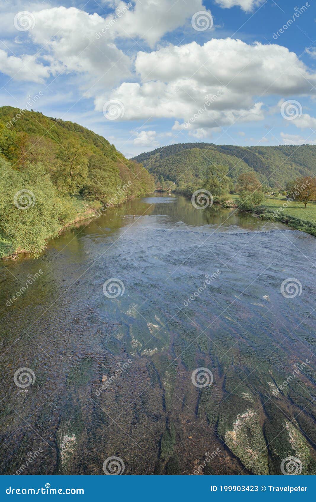River Sieg,Germany stock image. Image of destinations - 199903423