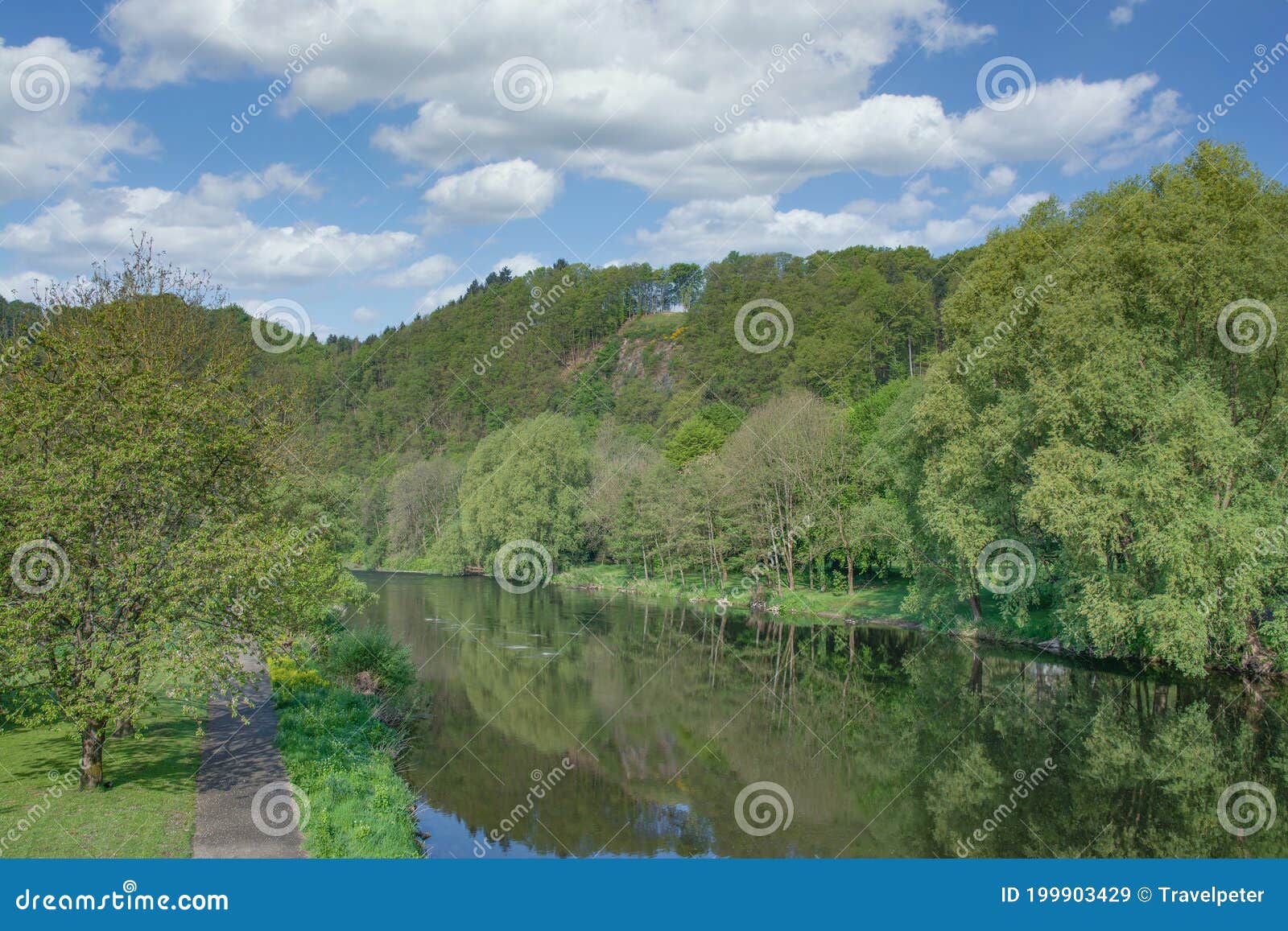 River Sieg,Germany stock image. Image of germany, siegerland - 199903429