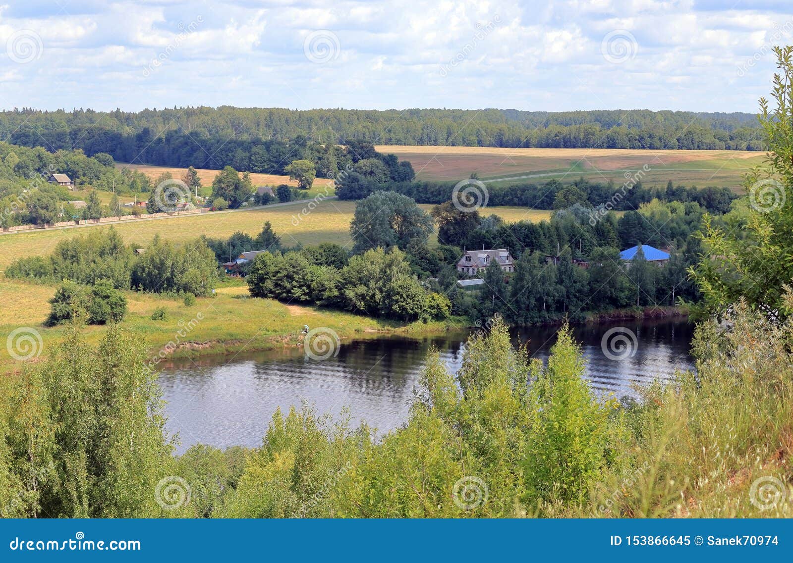 River on the slope stock image. Image of mountain, architecture - 153866645