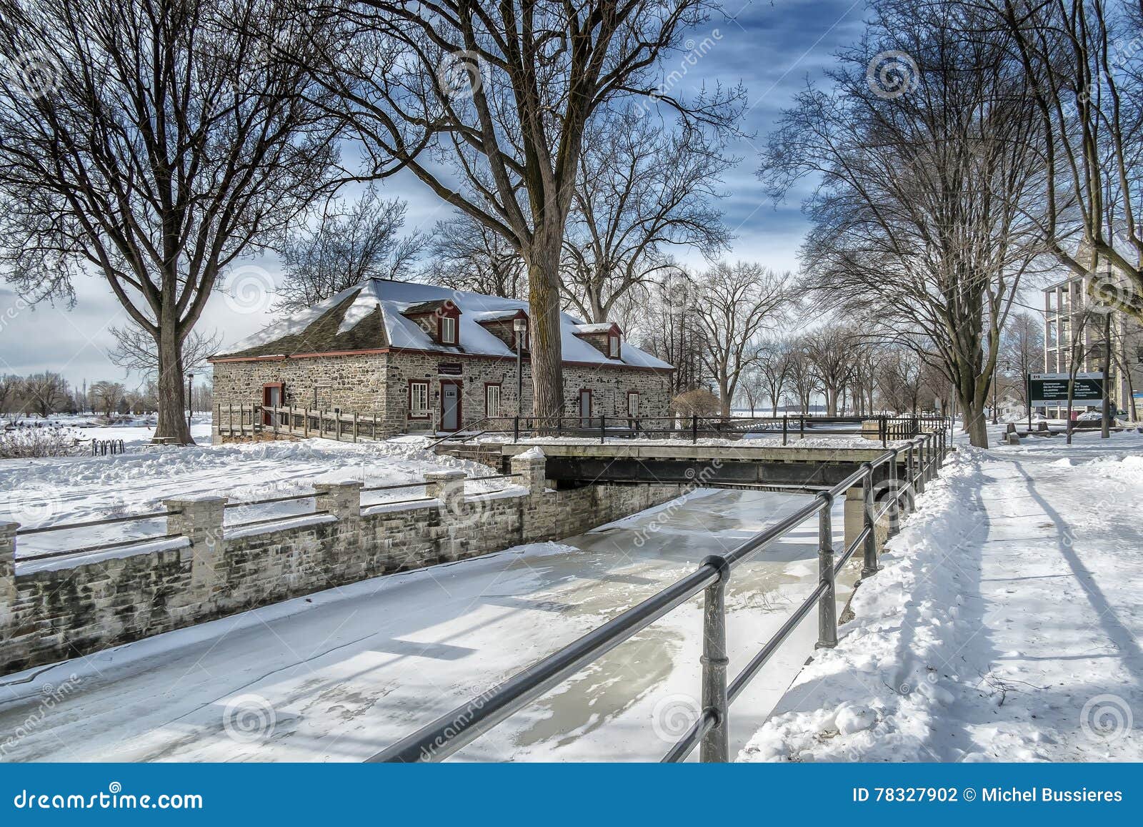 River Snowy Winter scene stock photo. Image of beauty - 78327902