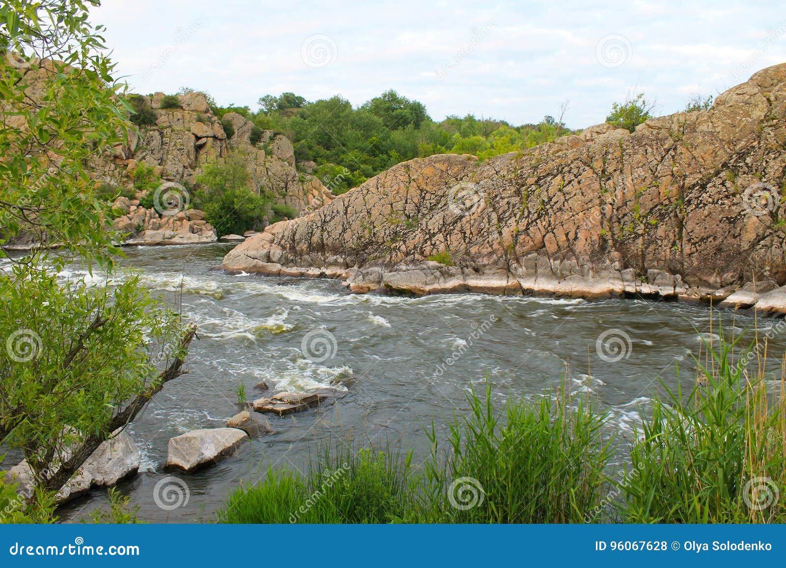 River Southern Bug in Ukraine Stock Photo - Image of panoramic, blue ...