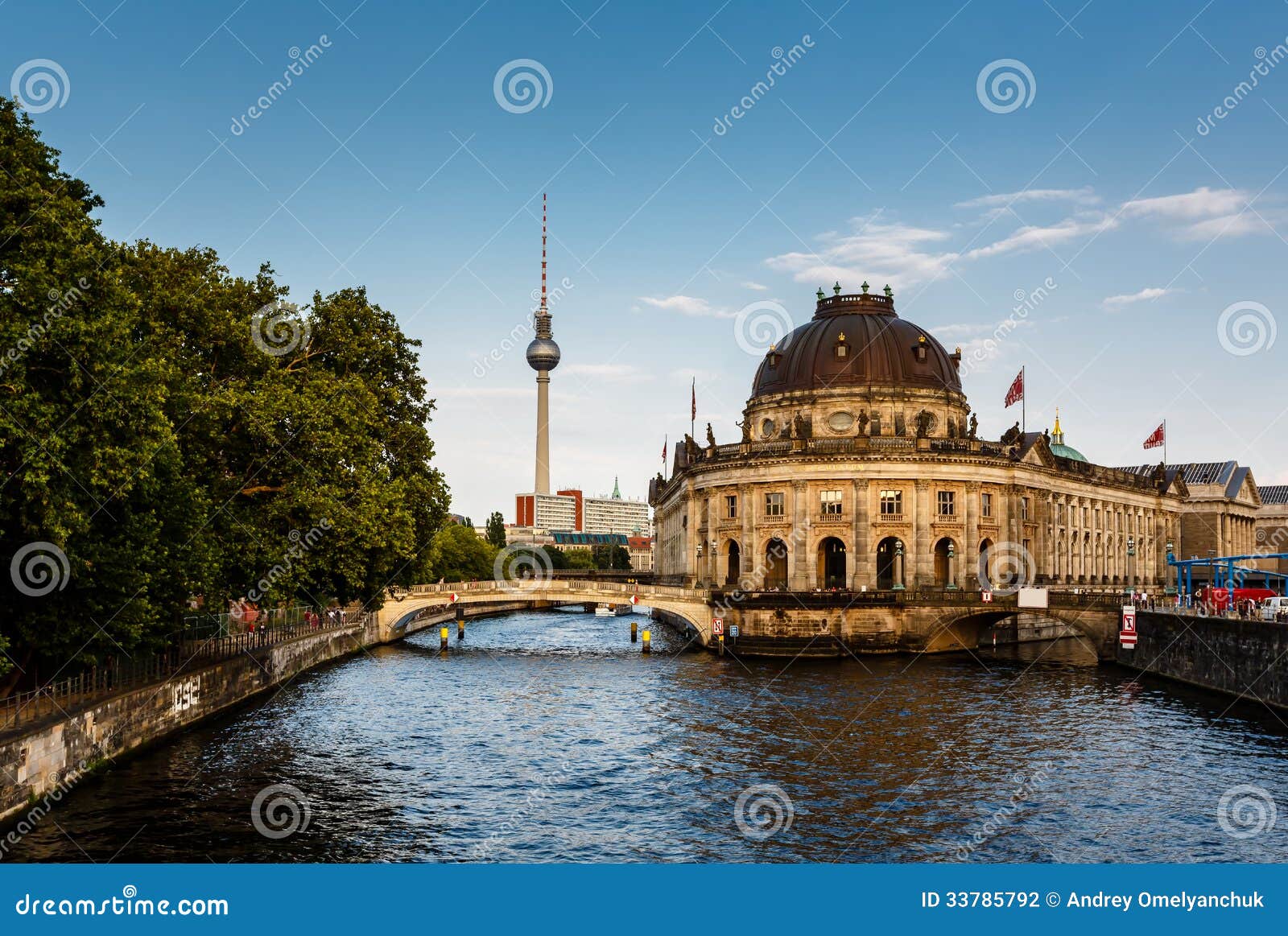 River Spree and Museum Island, Berlin Stock Photo - Image of capital ...