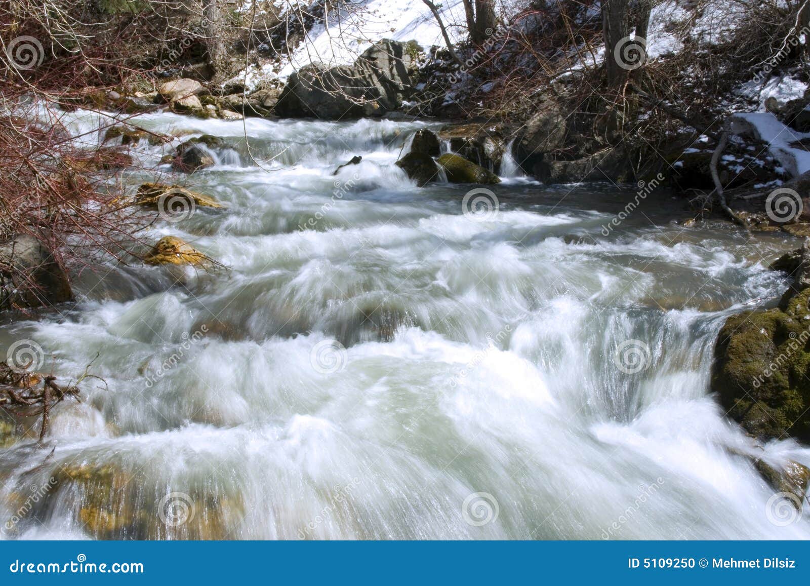 River during Spring stock photo. Image of melting, fast - 5109250
