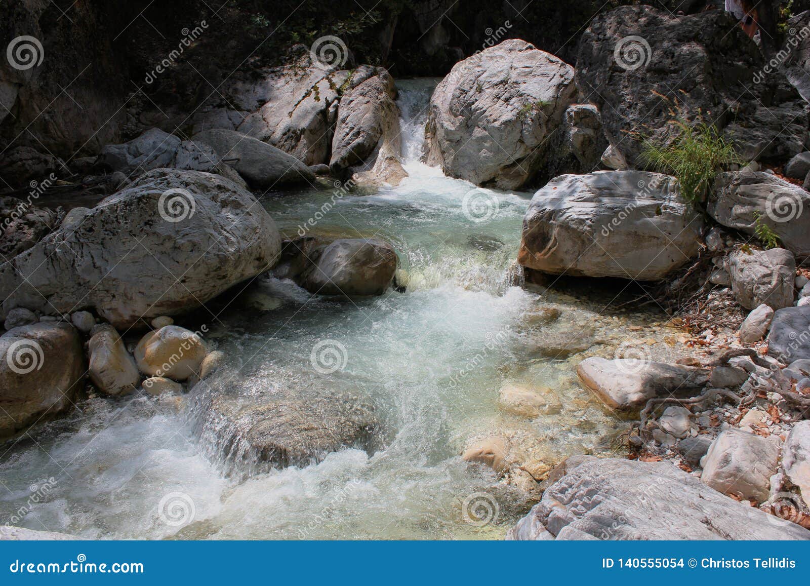 River and Springs in Pozar Thermal Baths Aridaia Greece Stock Photo ...