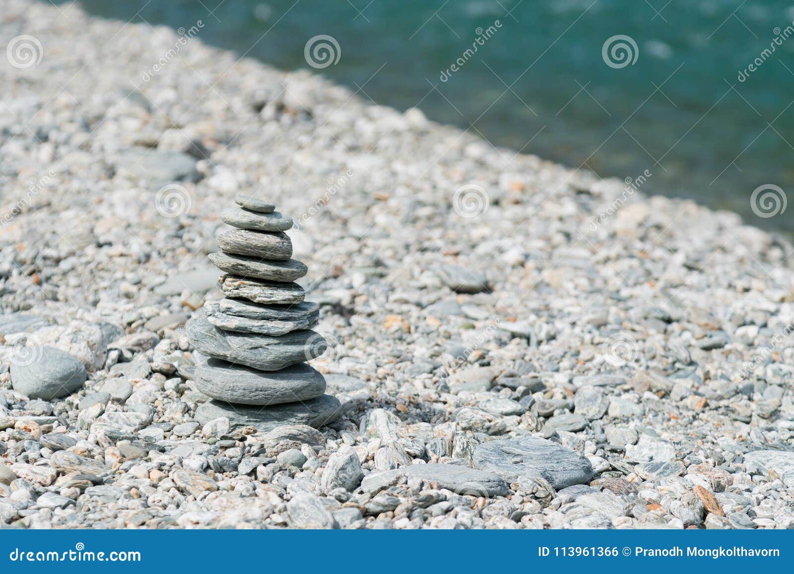 River Stack Stone on Ground Stock Photo - Image of harmony, natural ...