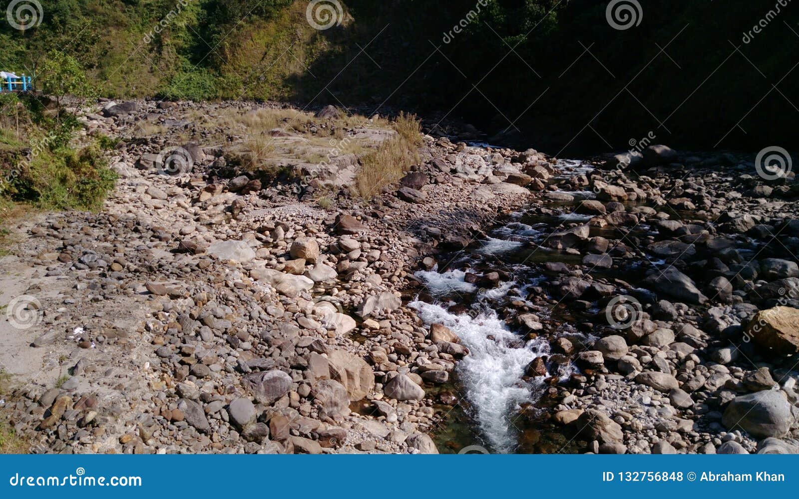River Stone deposition. stock photo. Image of water - 132756848