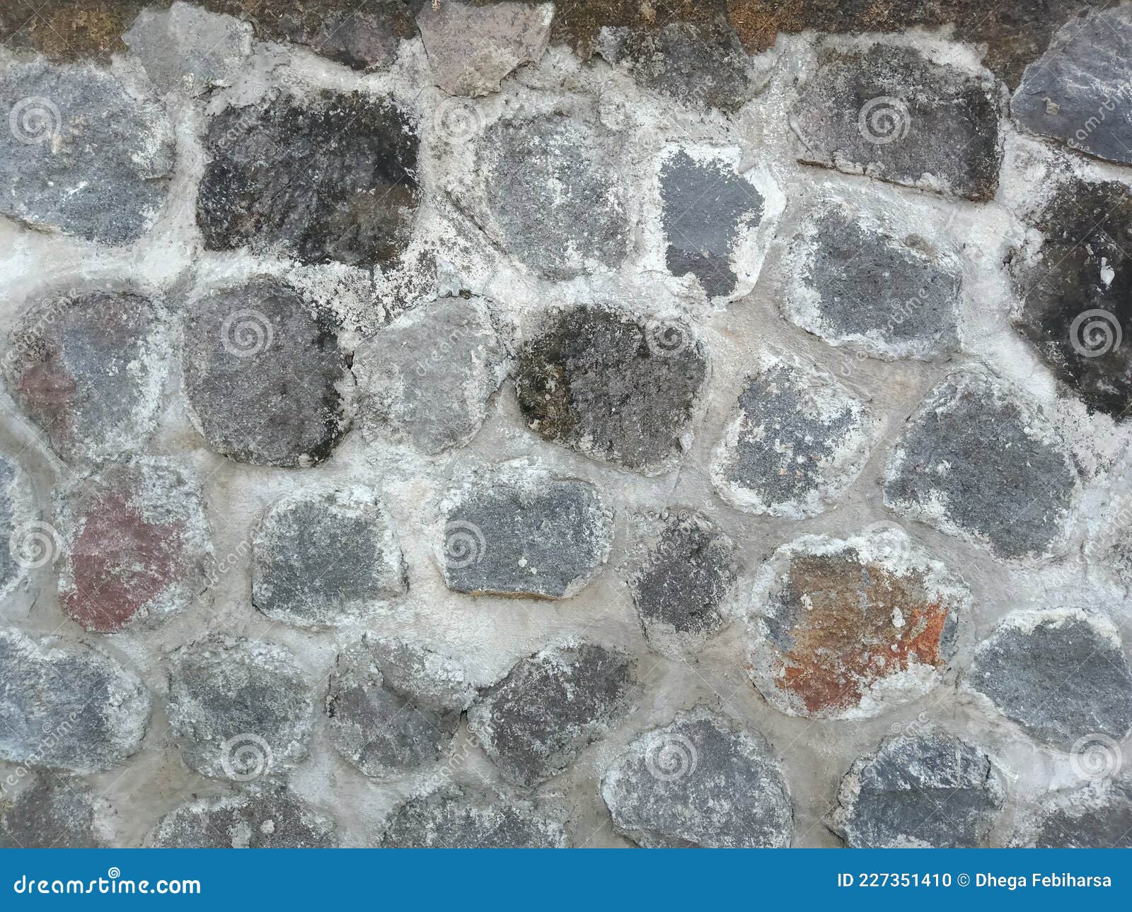 River Stone Stacked Vertical Wall Texture Stock Photo - Image of ...