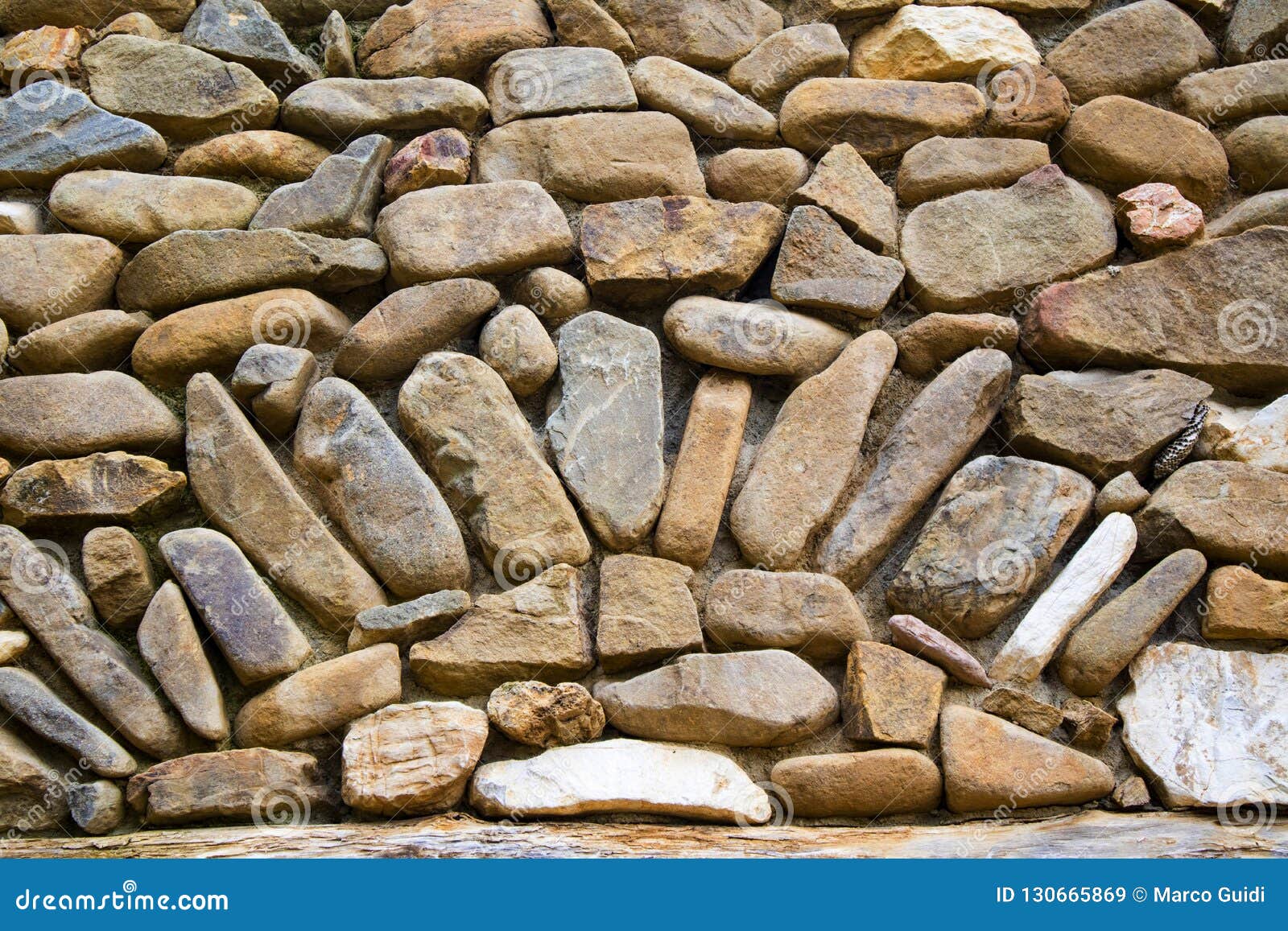 River stone wall stock image. Image of textured, pebble - 130665869