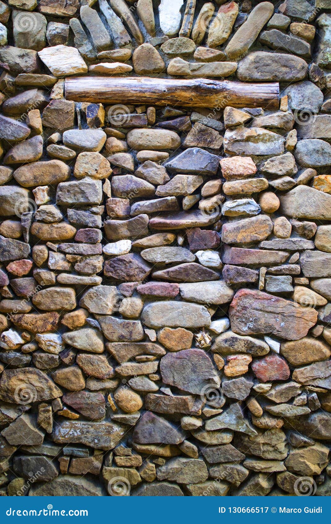 River stone wall stock image. Image of natural, wall - 130666517