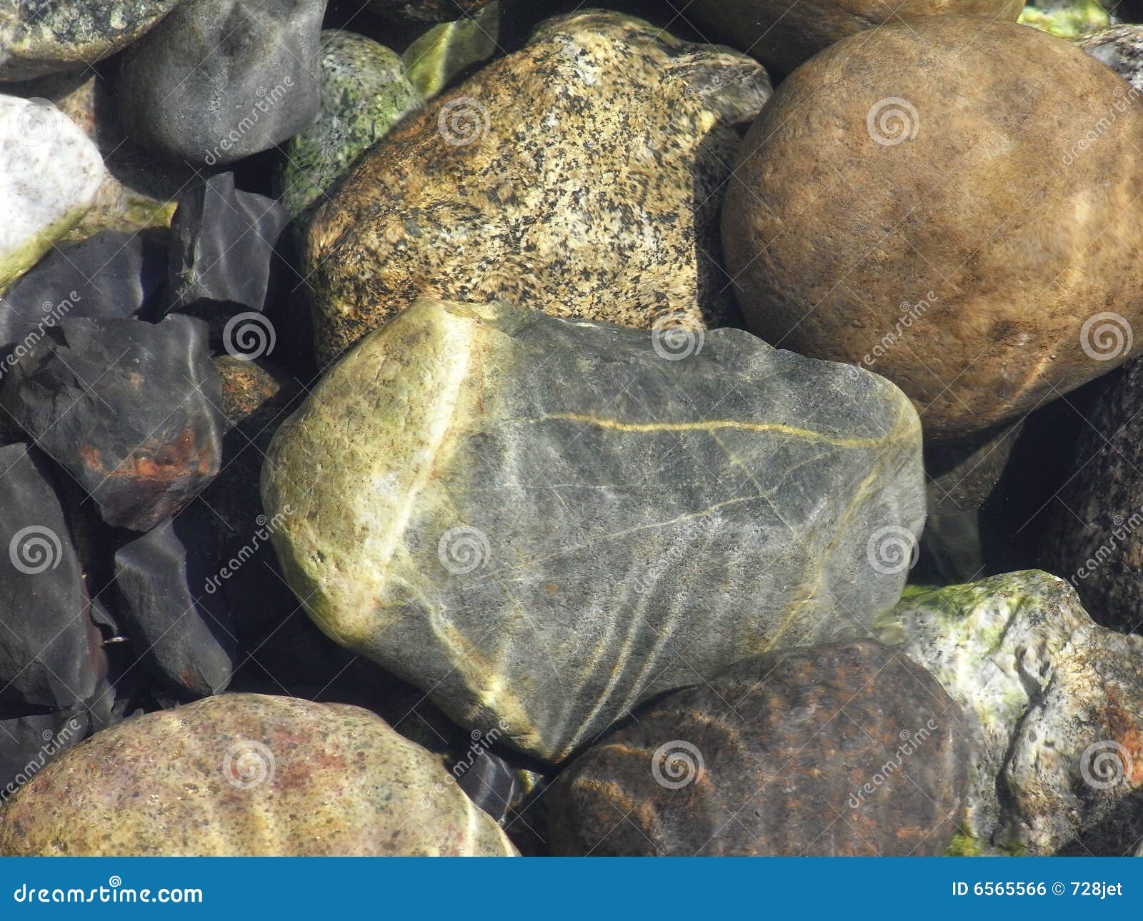 River stones stock photo. Image of background, beach, creek - 6565566