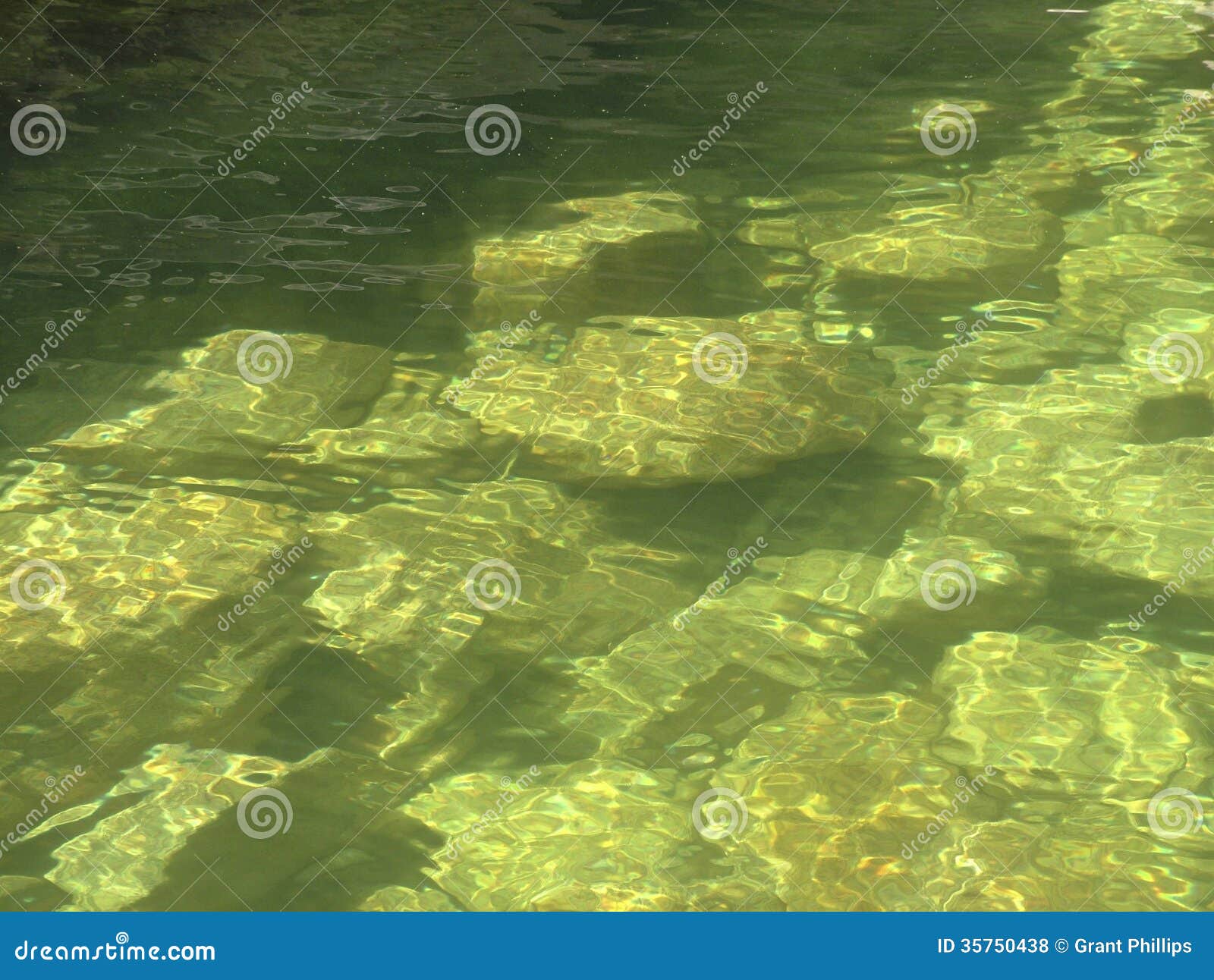 River stones under water stock photo. Image of green - 35750438