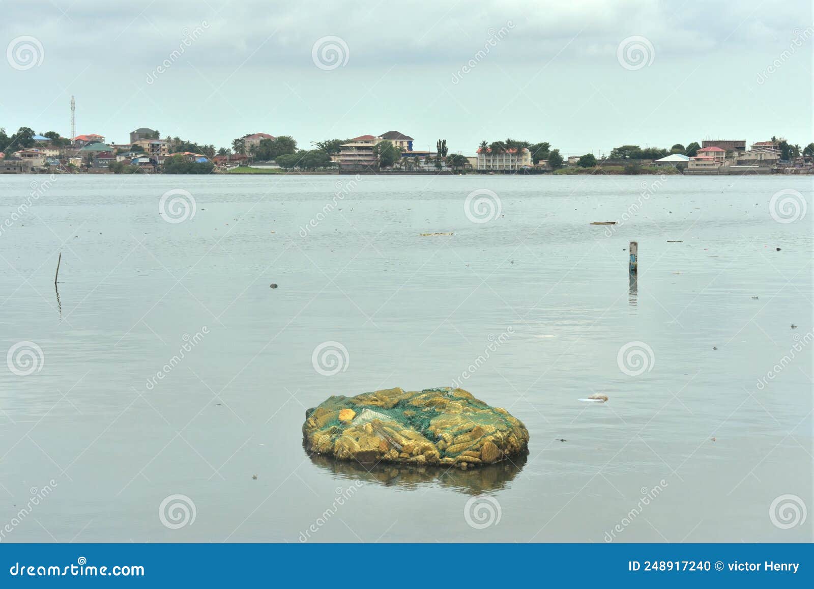 River Storage and Banking Facilities in Africa Stock Photo - Image of ...