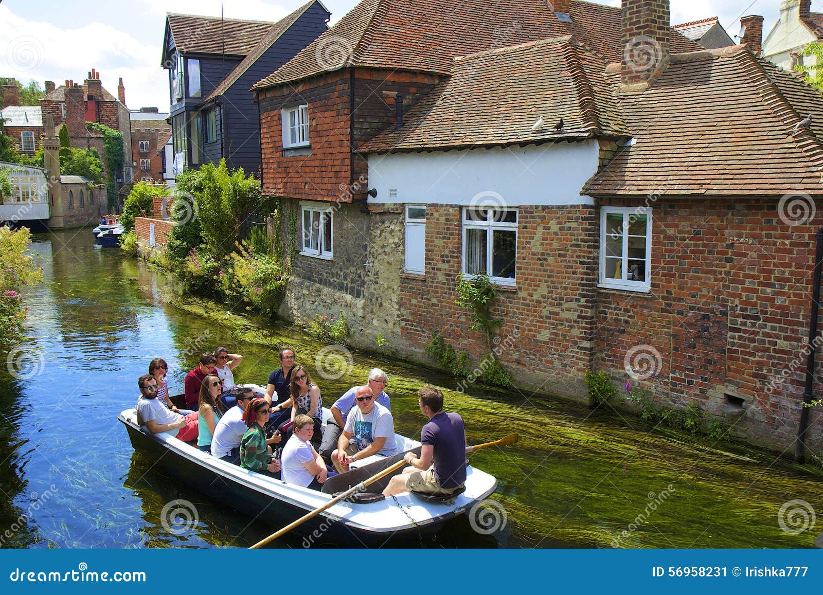 River Stour in Canterbury, UK Editorial Photo - Image of daytime ...