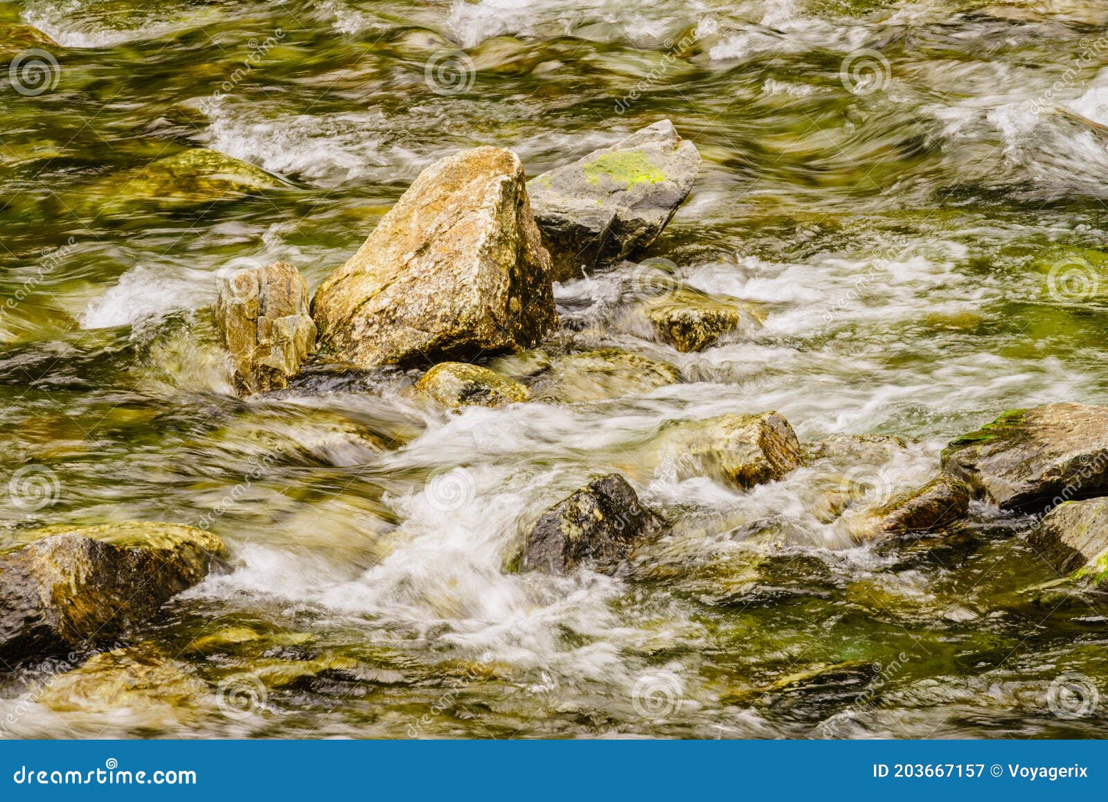 River Stream in Mountains, Norway Stock Image - Image of water, nature ...