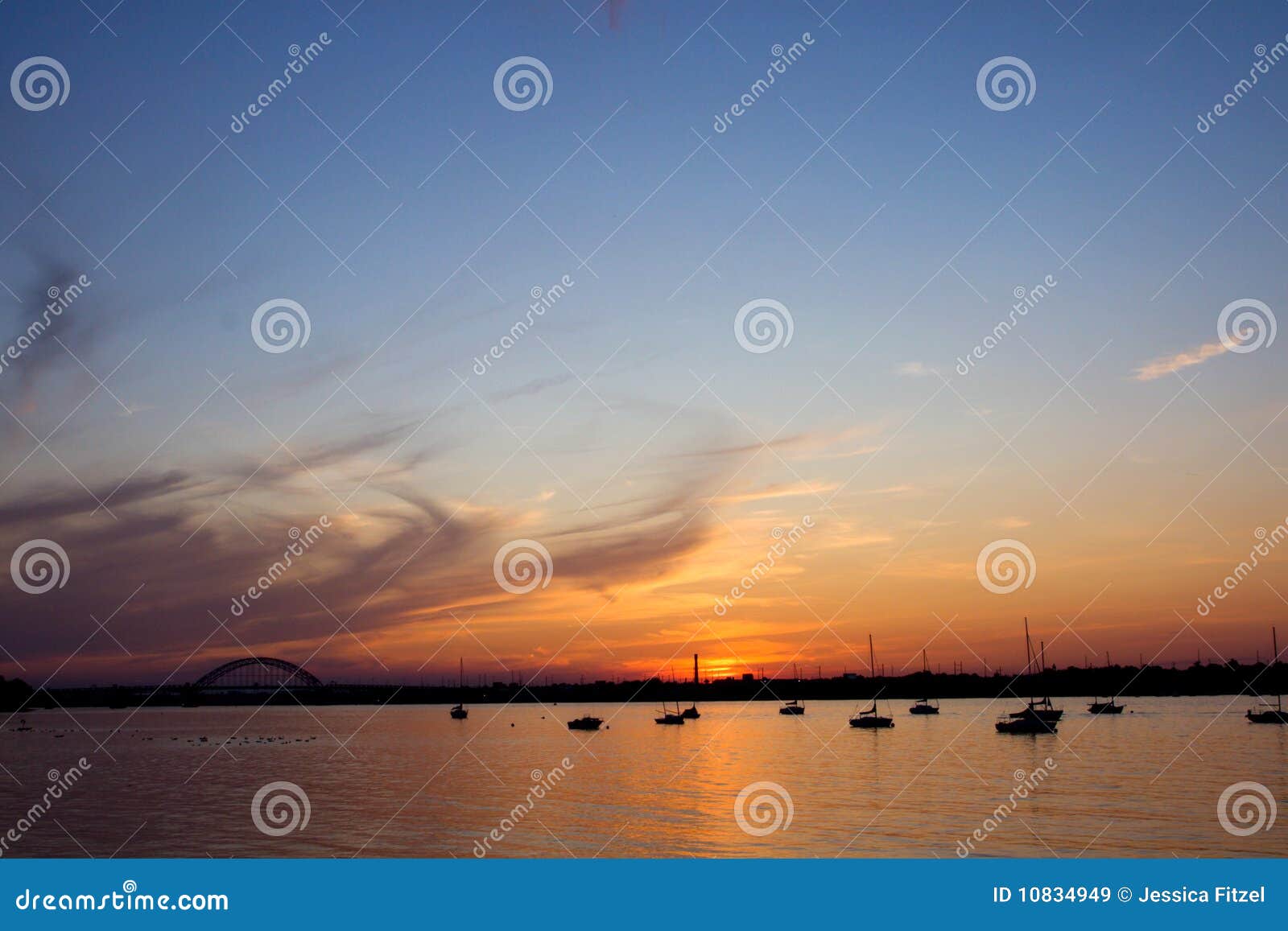 River Sunset stock image. Image of empty, beautiful, delaware - 10834949