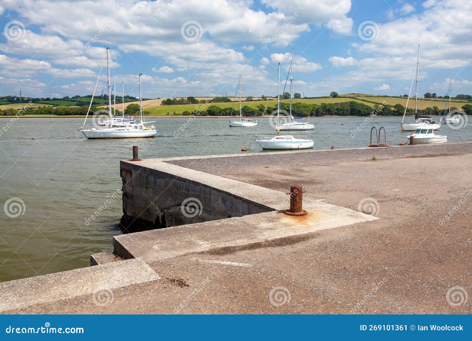 River Tamar Cargreen Cornwall England Stock Image - Image of beautiful ...