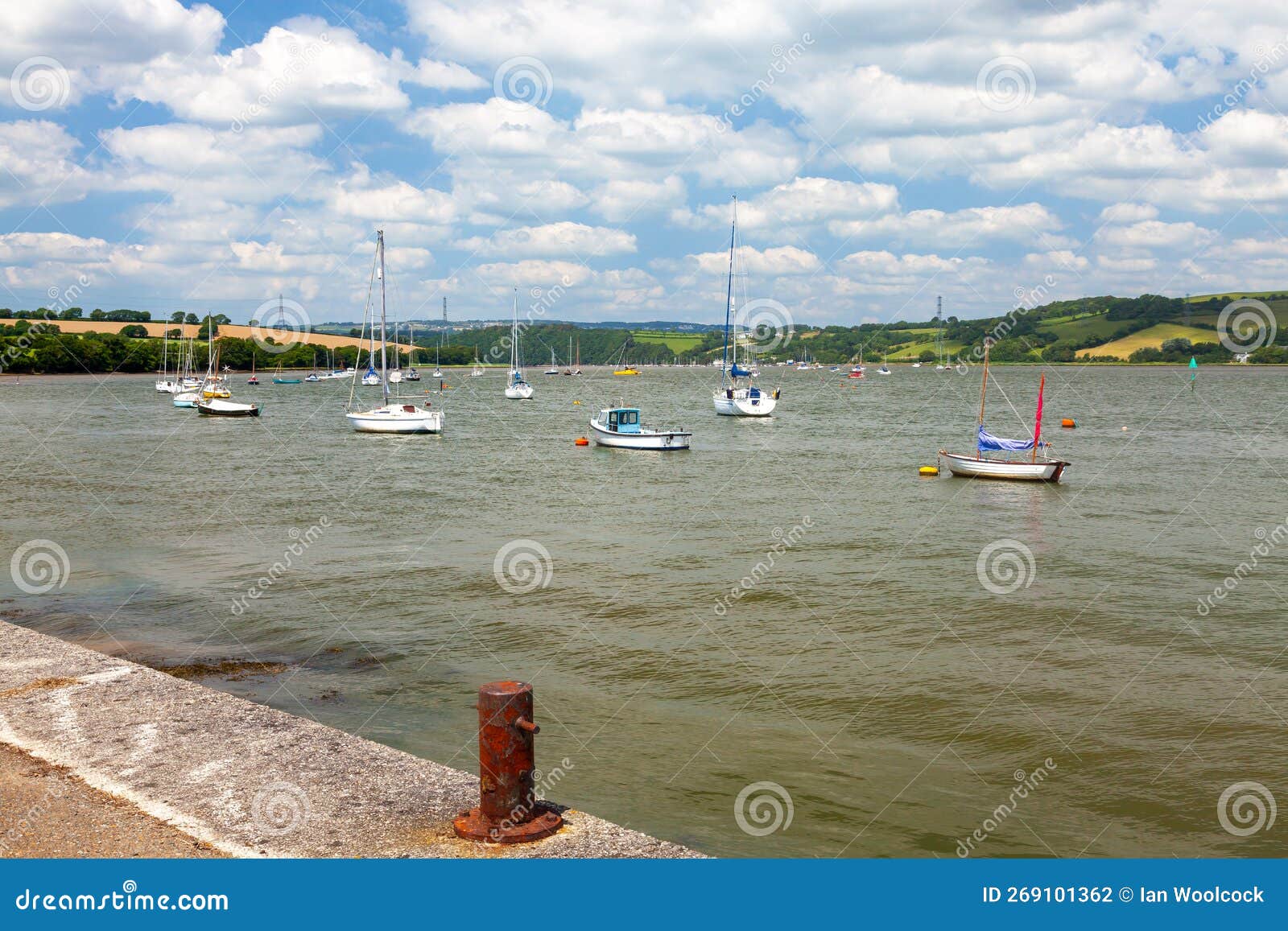 River Tamar Cargreen Cornwall England Stock Photo - Image of tamar ...