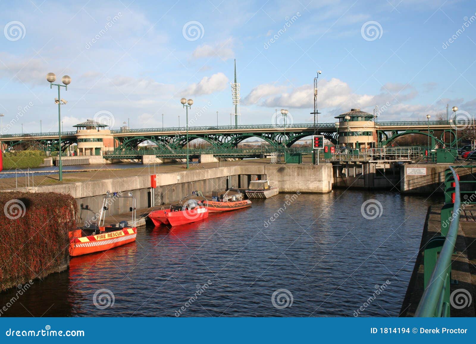 River Tees Barrage stock photo. Image of late, valley - 1814194