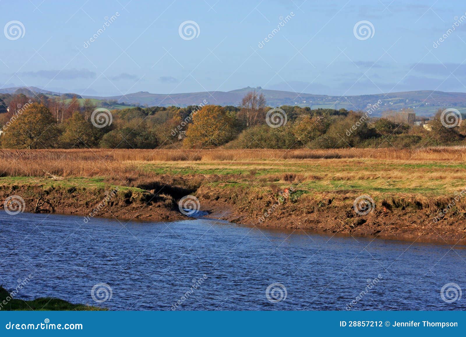 River Teign stock photo. Image of newton, teign, dartmoor - 28857212