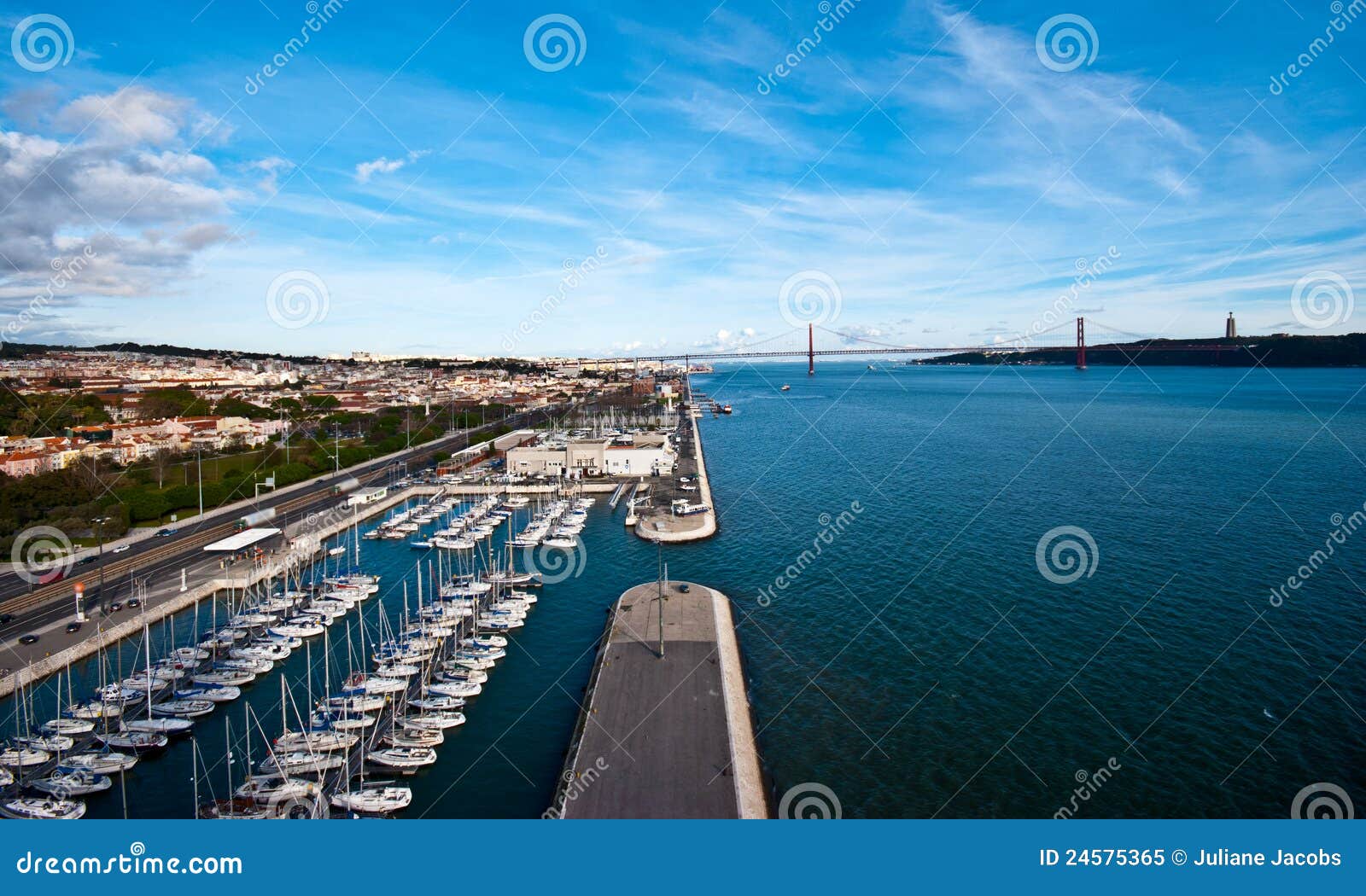 River Tejo stock image. Image of waterway, marina, inlet - 24575365