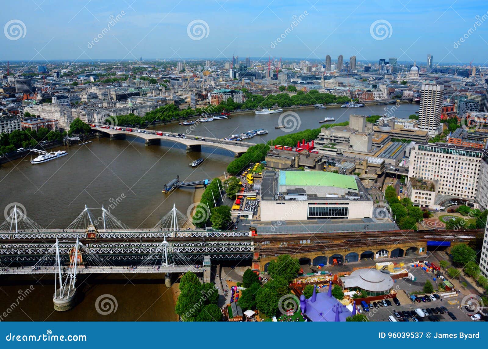 River Thames London stock image. Image of development - 96039537