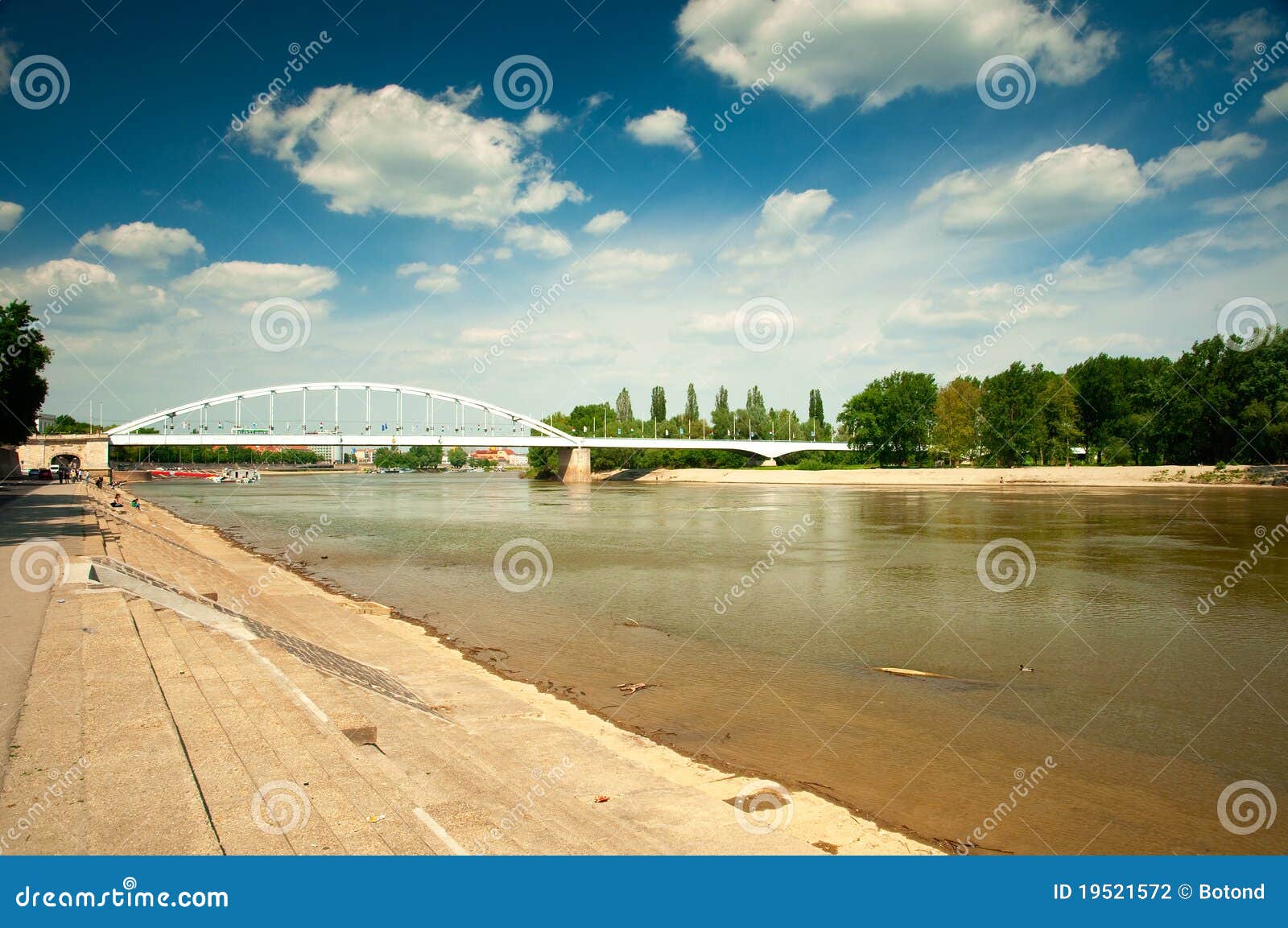 River Tisza in Hungary stock photo. Image of tree, hungary - 19521572