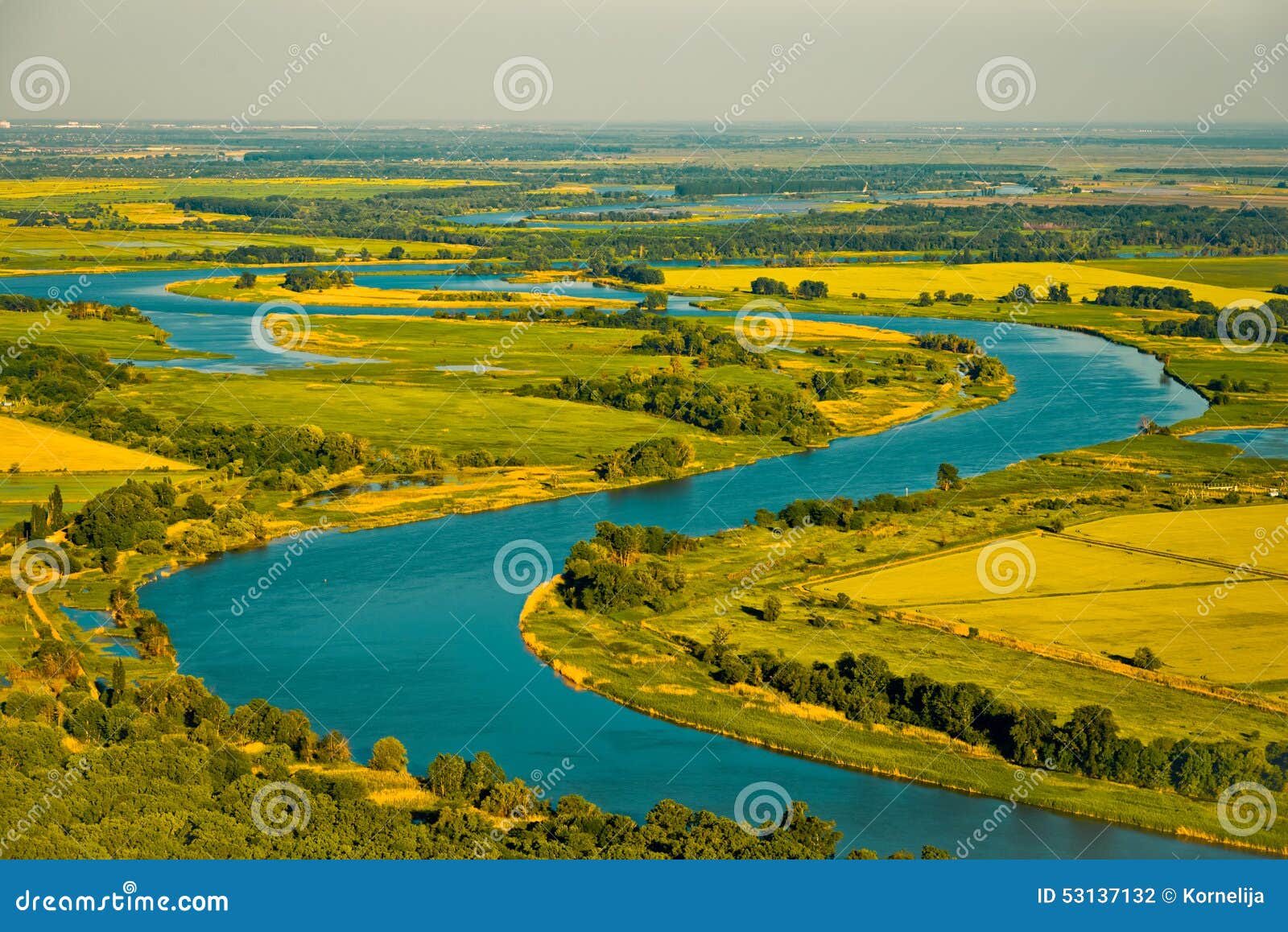 The river, top view stock photo. Image of landscapes - 53137132