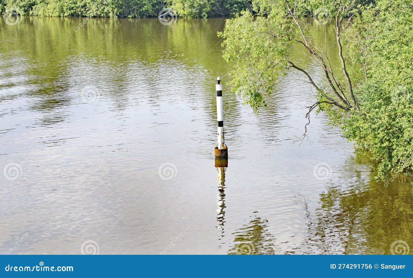 River Traffic Signs on the Russian River Stock Photo - Image of ...