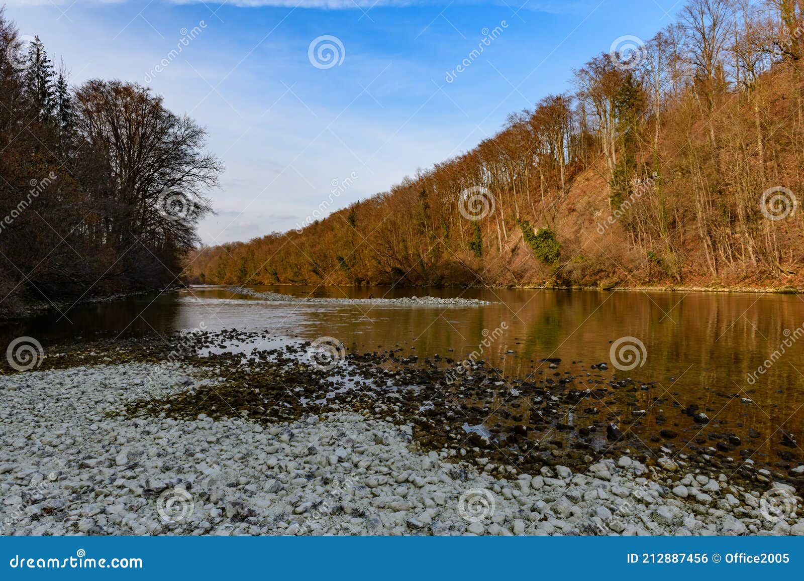 River Traun in Upper Austria Stock Photo - Image of morning, beautiful ...