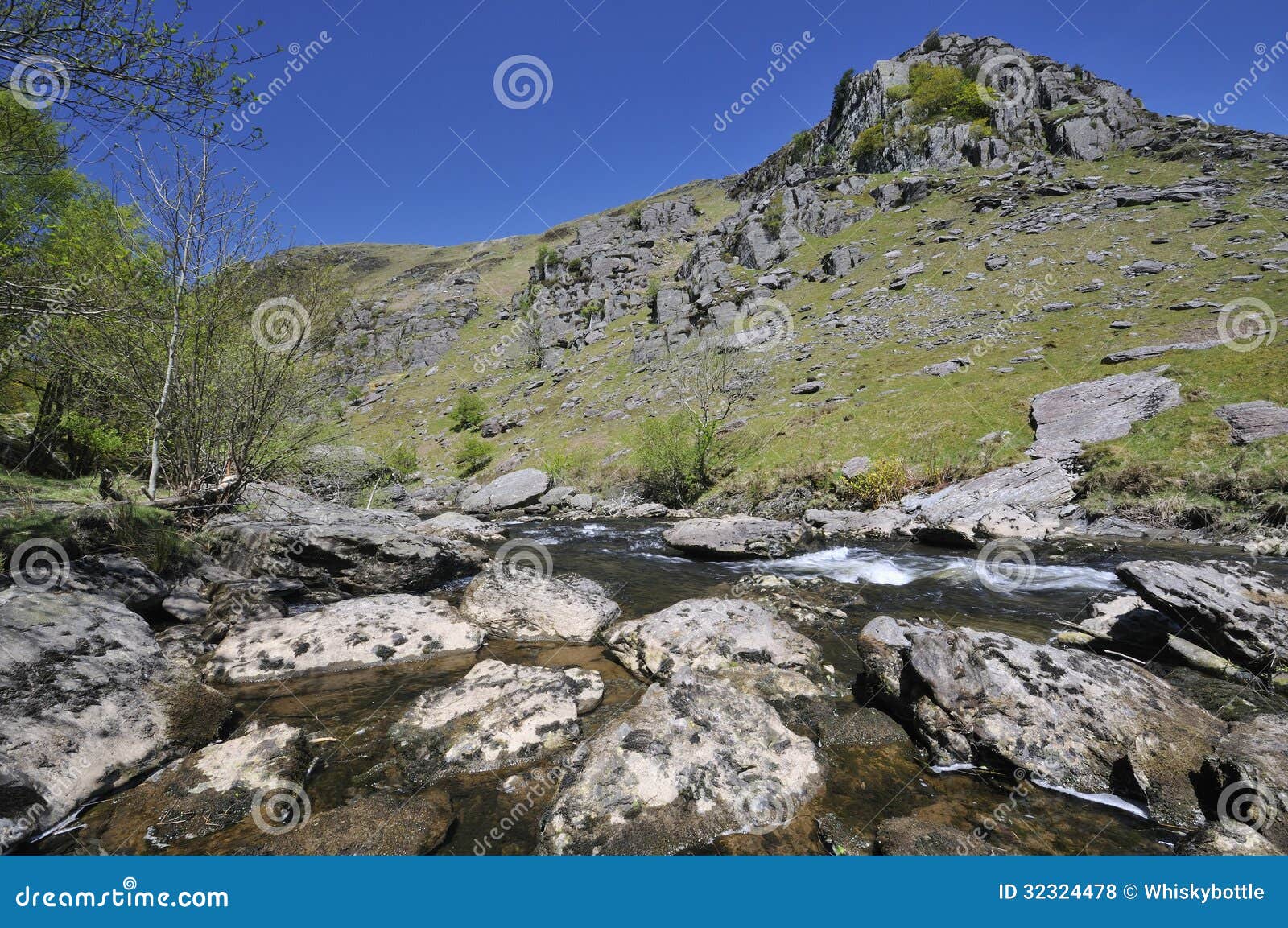 River Tywi stock photo. Image of steep, gorge, britain - 32324478