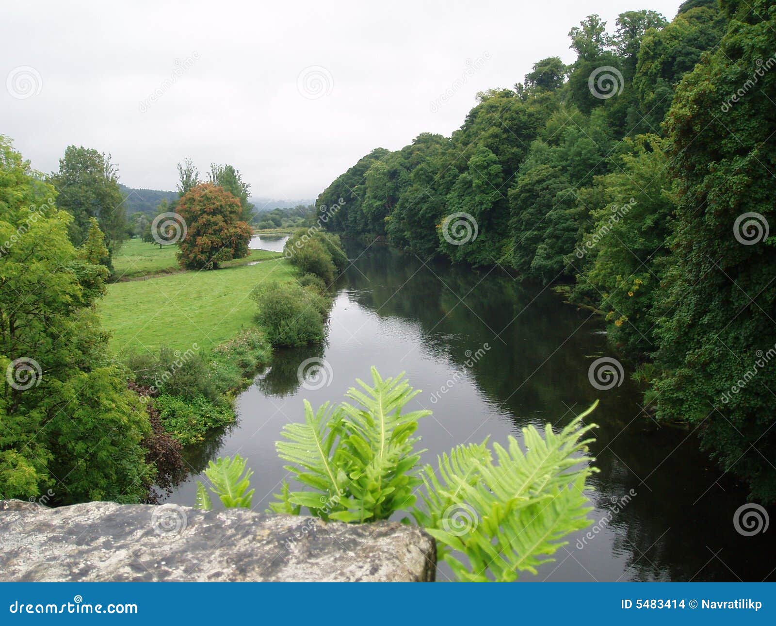 River under a castle stock photo. Image of calm, quiet - 5483414