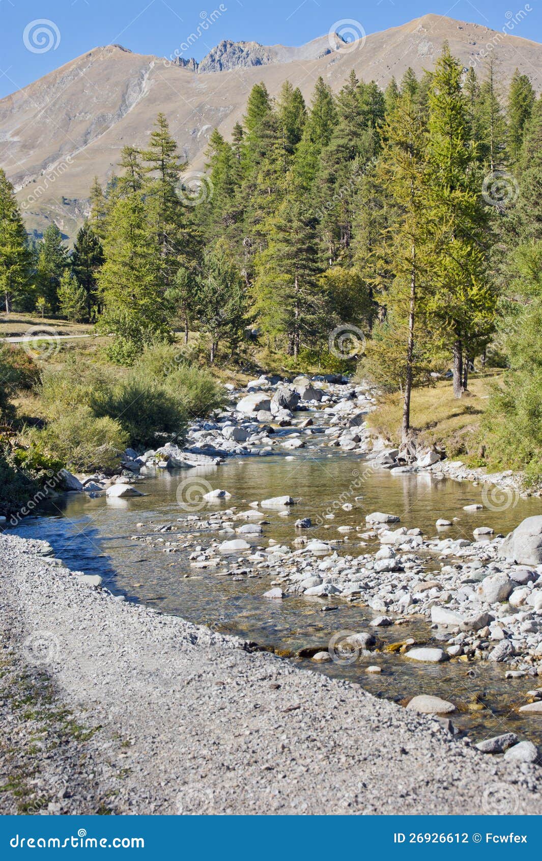 River under mountain stock photo. Image of rock, blue - 26926612