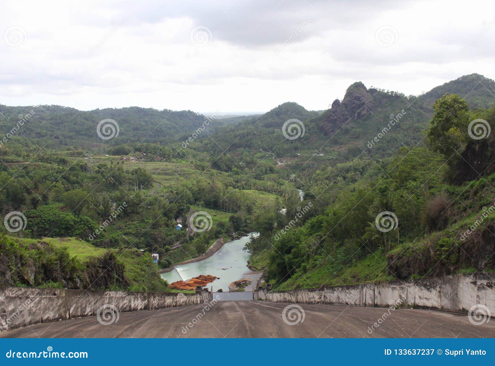 River under the mountain stock image. Image of batu - 133637237